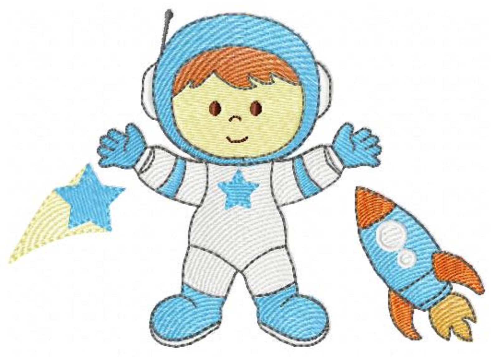 Space and Astronaut Embroidery Designs Machine Embroidery - Etsy