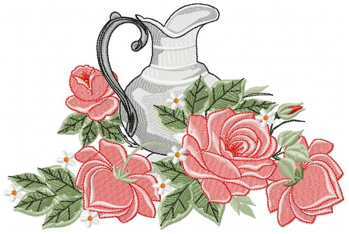 Retro Embroidery Designs Machine Embroidery Pattern - Instant Download ...