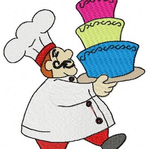 Chefs Embroidery Designs Machine Embroidery Pattern - Instant Download ...