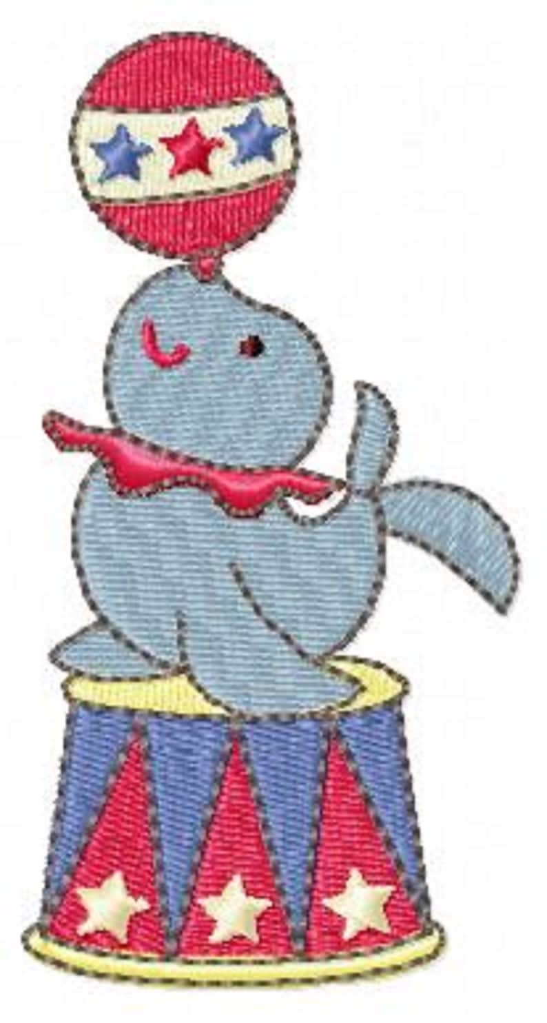 Circus Embroidery Designs Machine Embroidery Pattern - Instant Download ...