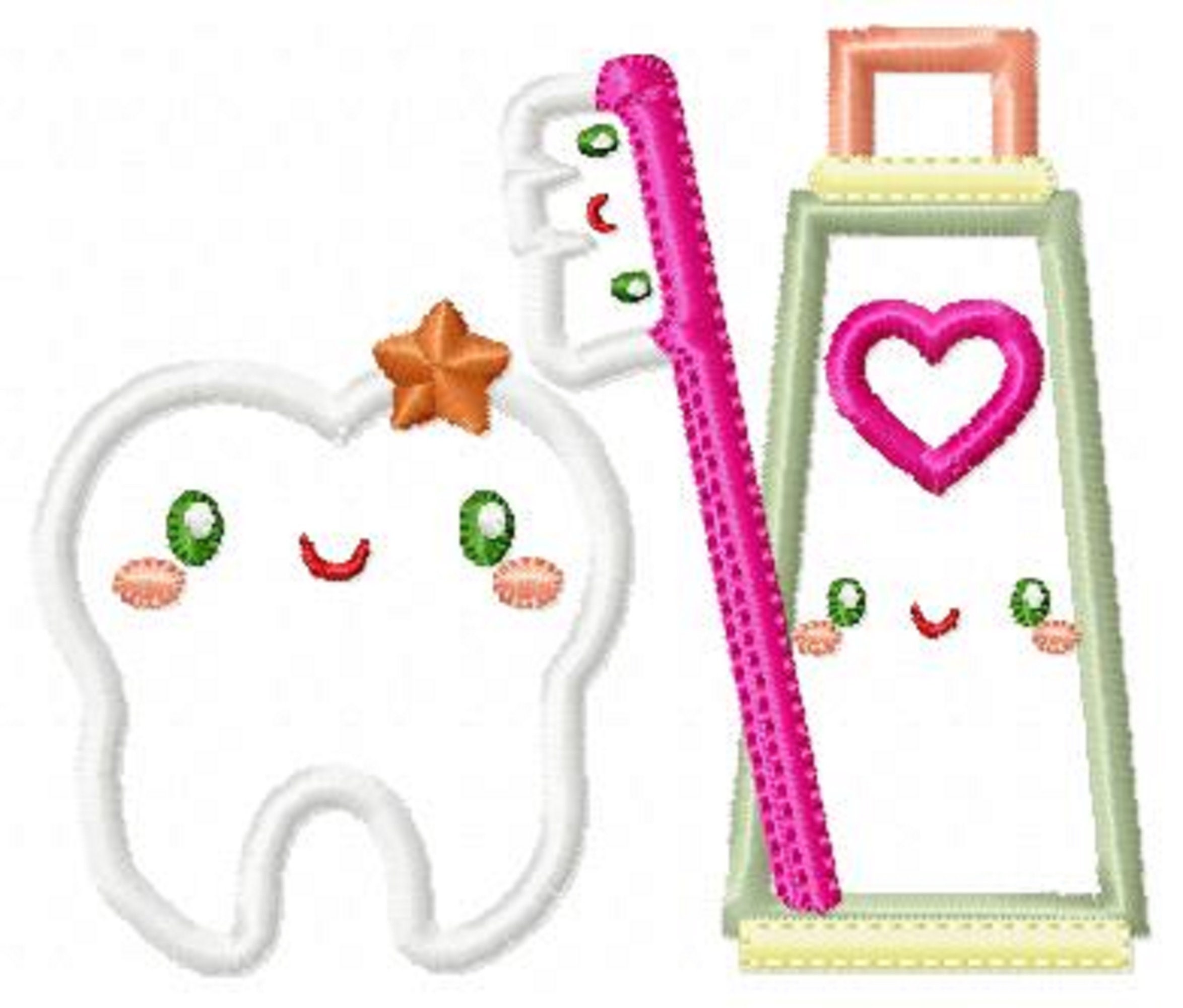 Teeth Embroidery Designs Machine Embroidery Pattern - Instant Download ...