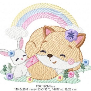 Fox Embroidery Designs Machine Embroidery Pattern - Instant Download ...