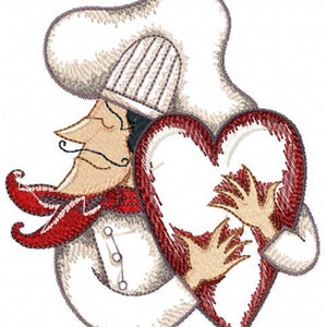 Chefs Embroidery Designs Machine Embroidery Pattern - Instant Download ...
