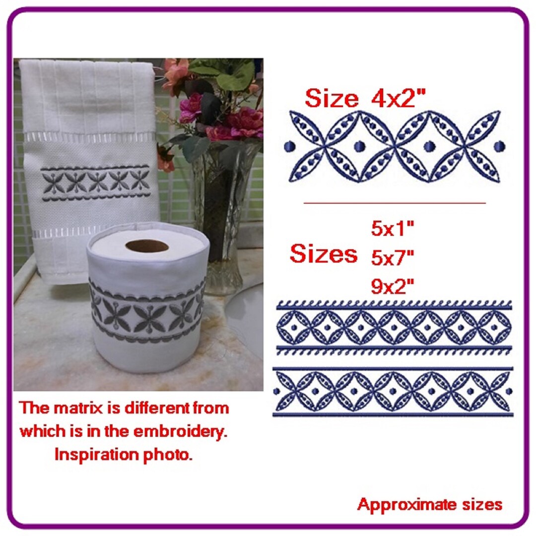 Arabesque Designs Machine Embroidery Pattern - Instant Download. - Etsy