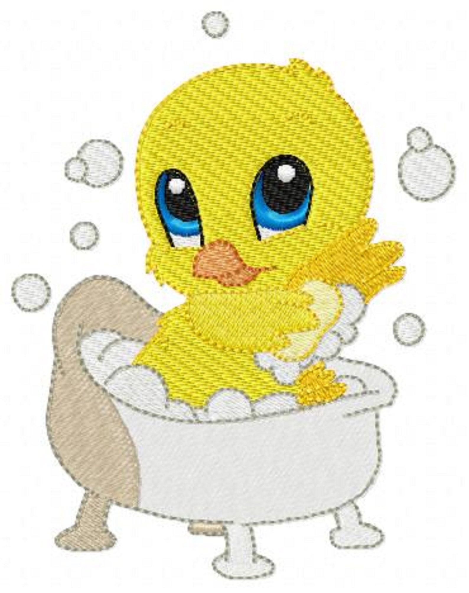 Bath Time Embroidery Designs Machine Embroidery Pattern - Instant ...