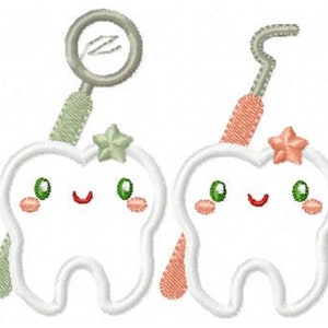 Teeth Embroidery Designs Machine Embroidery Pattern - Instant Download ...