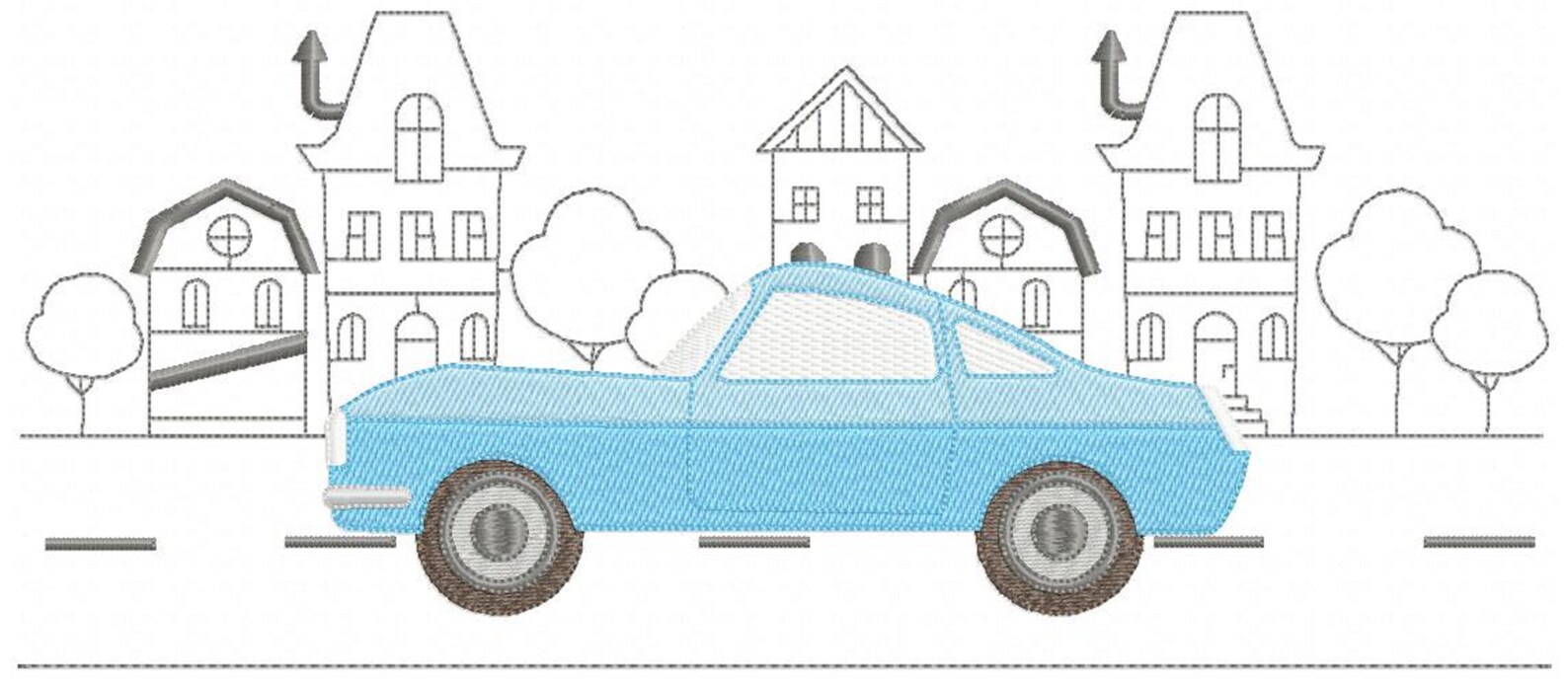 Colorful Cars Embroidery Designs Machine Embroidery Pattern - Etsy