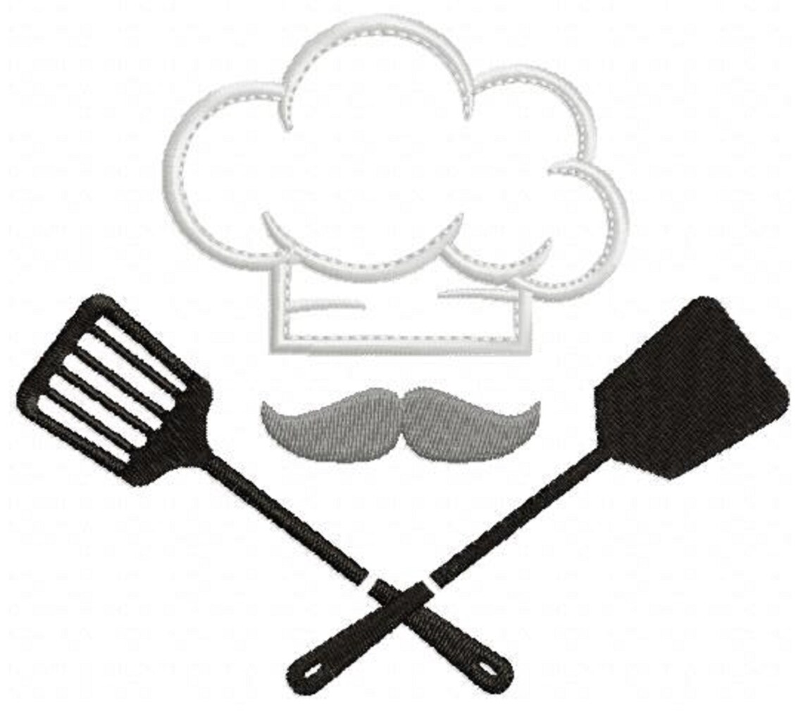 8 Files Chef Days of the Week Embroidery Designs Machine | Etsy