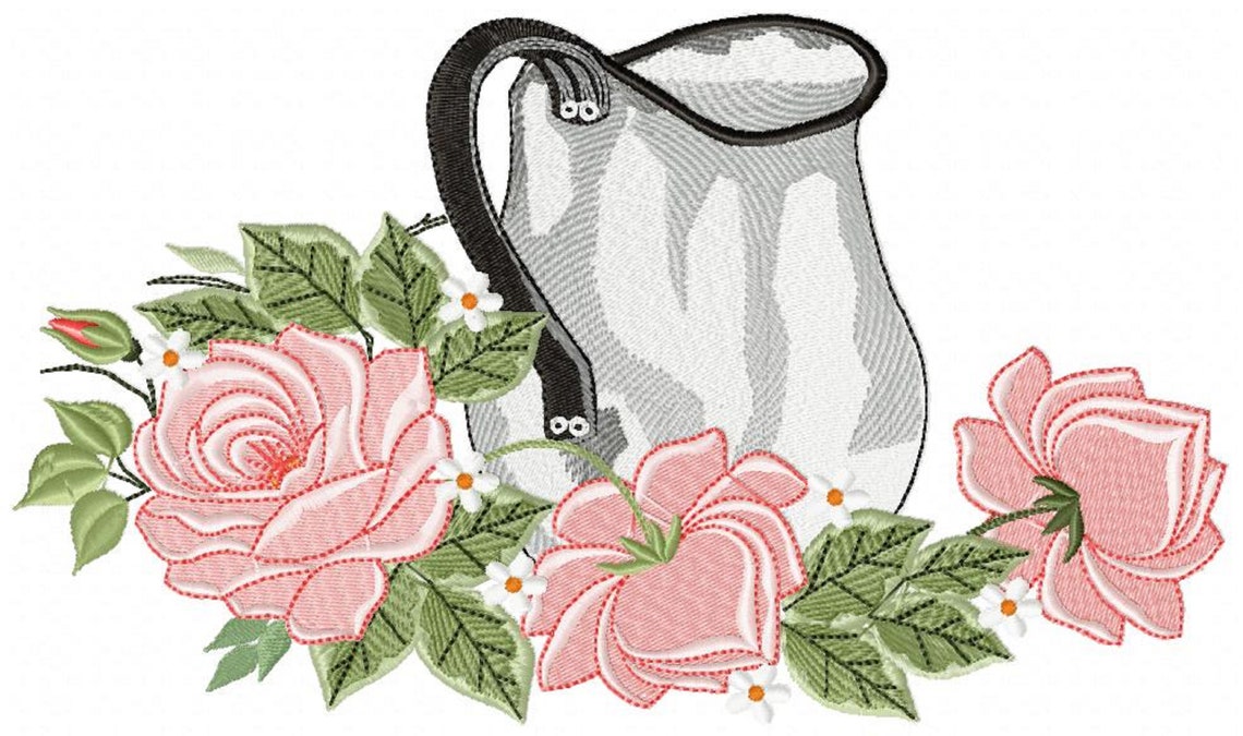 Retro Embroidery Designs Machine Embroidery Pattern - Instant Download ...