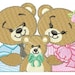 Family of Bears Designs Machine Embroidery Pattern - Instant Download ...