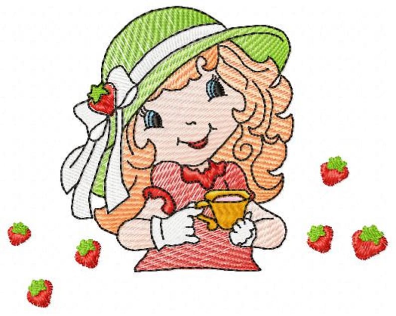 Girls Designs Machine Embroidery Pattern - Instant Download. - Etsy