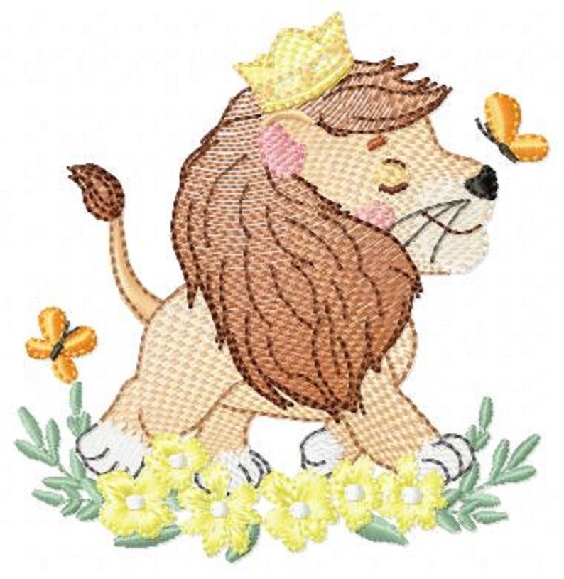Lion King Embroidery Designs Machine Embroidery Pattern - Etsy