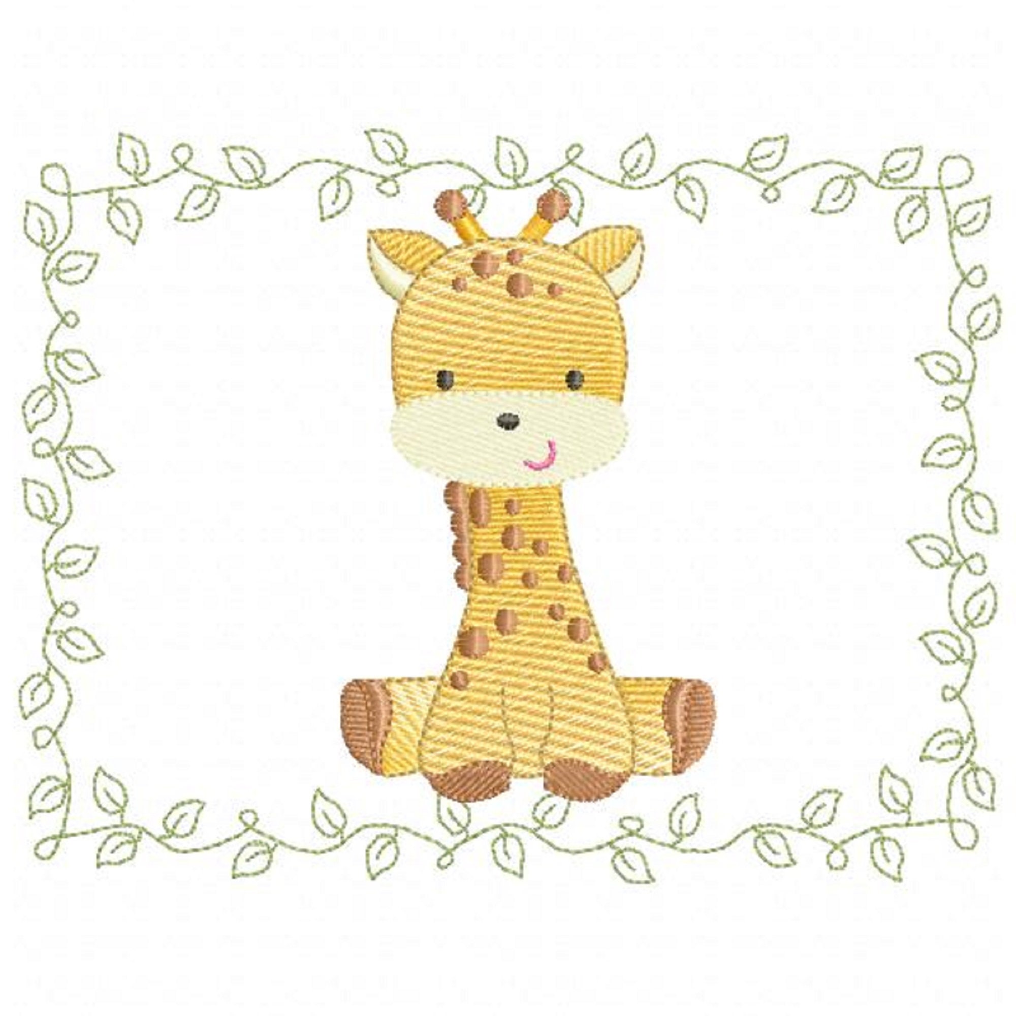 Safari Animals Embroidery Designs Machine Embroidery Pattern - Etsy