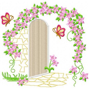 Enchanted Garden Embroidery Designs Machine Embroidery Pattern ...