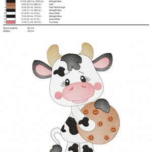 Cow Designs Machine Embroidery Pattern - Instant Download. - Etsy