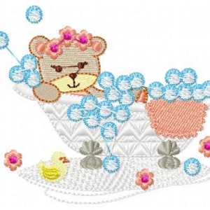 Bath Time Embroidery Designs Machine Embroidery Pattern - Instant ...