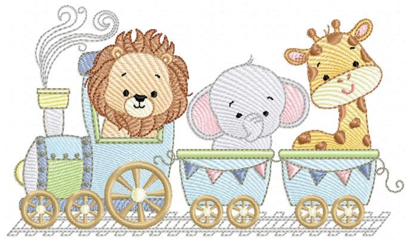 Safari Animals Embroidery Designs Machine Embroidery Pattern - Etsy