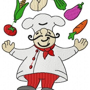 Chefs Embroidery Designs Machine Embroidery Pattern - Instant Download ...