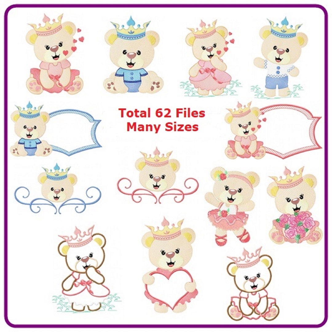 Wonderful Teddy Bears Embroidery Designs Machine Embroidery Pattern ...