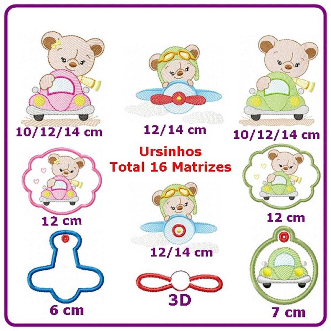 Wonderful Teddy Bears Embroidery Designs Machine Embroidery Pattern ...