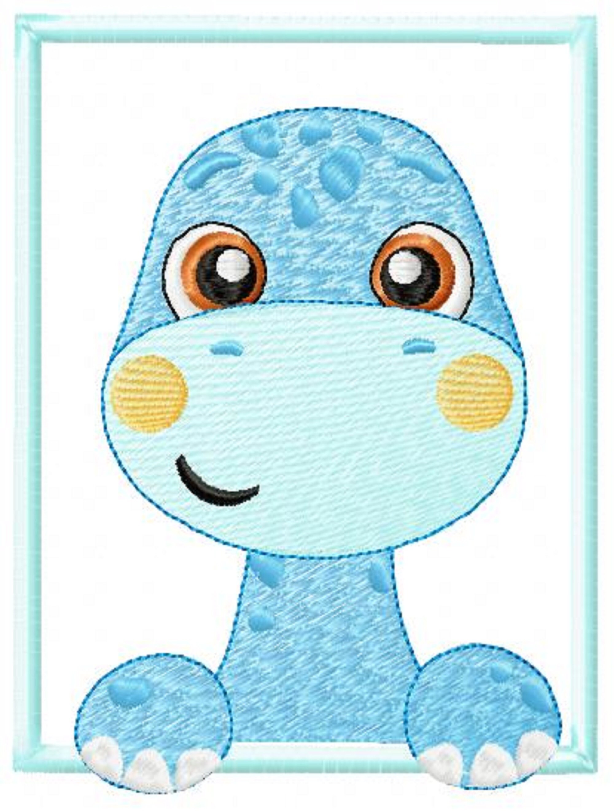 Dinosaurs Animals Embroidery Designs Machine Embroidery - Etsy