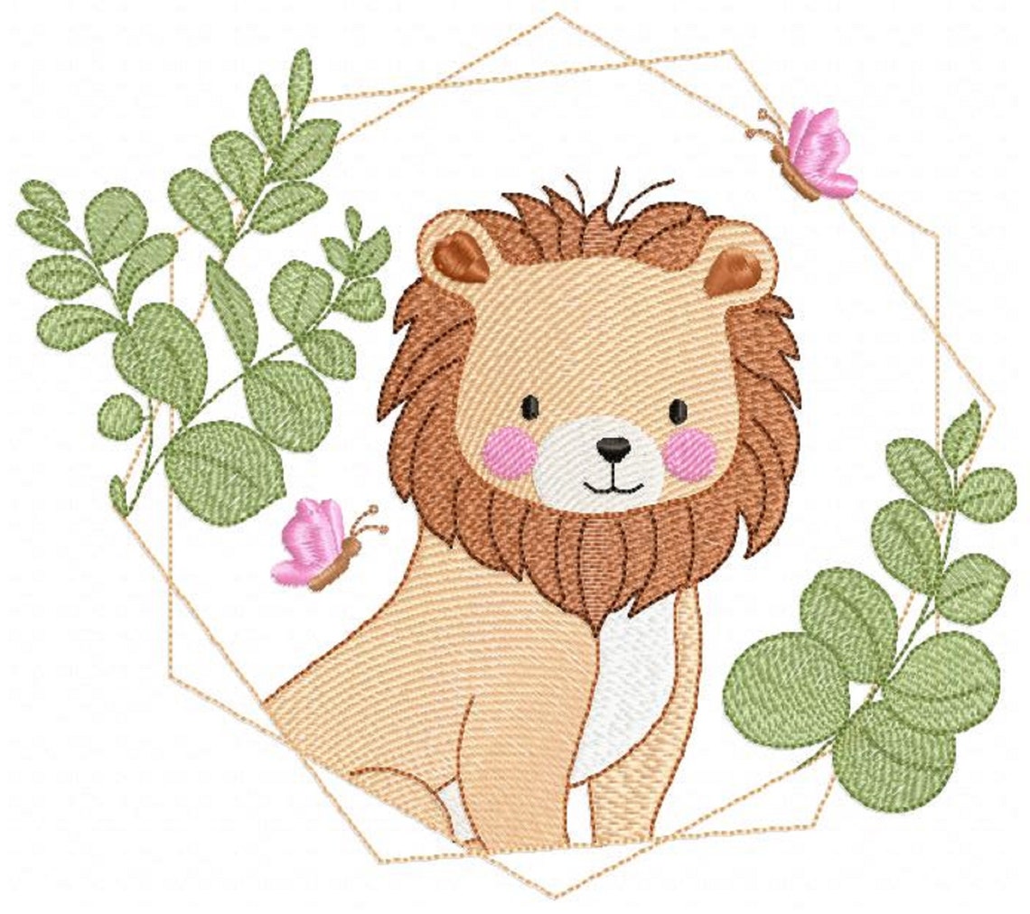 Safari Animals Embroidery Designs Machine Embroidery Pattern - Etsy Finland