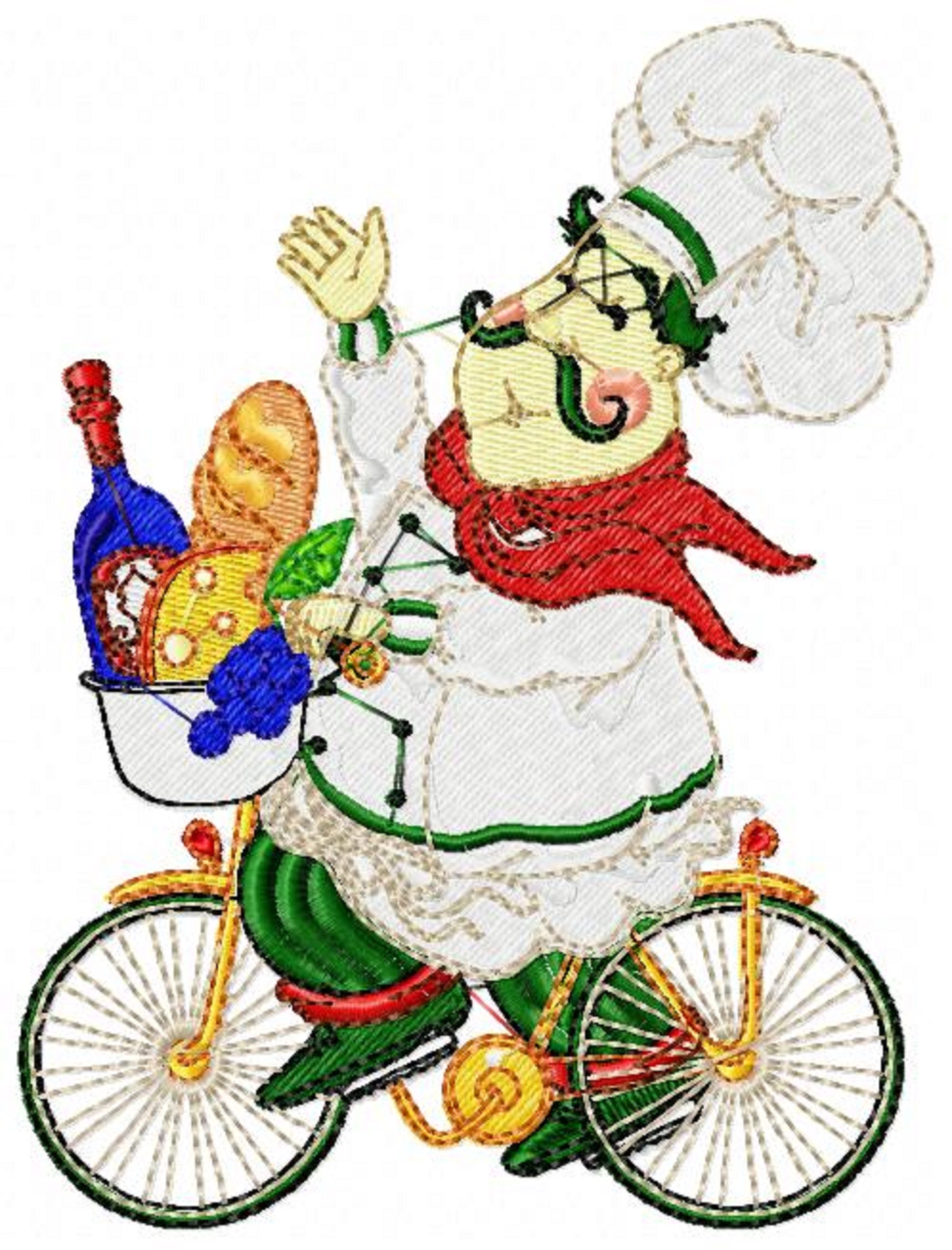 Chefs Embroidery Designs Machine Embroidery Pattern - Instant Download ...