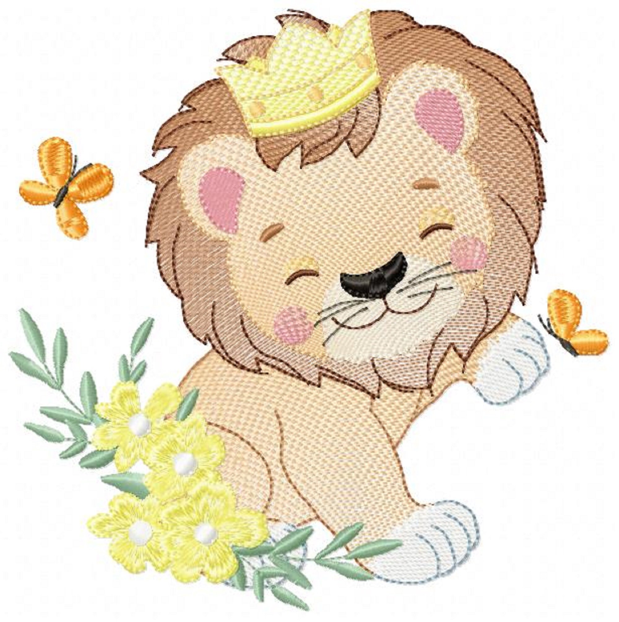 Lion King Embroidery Designs Machine Embroidery Pattern - Etsy