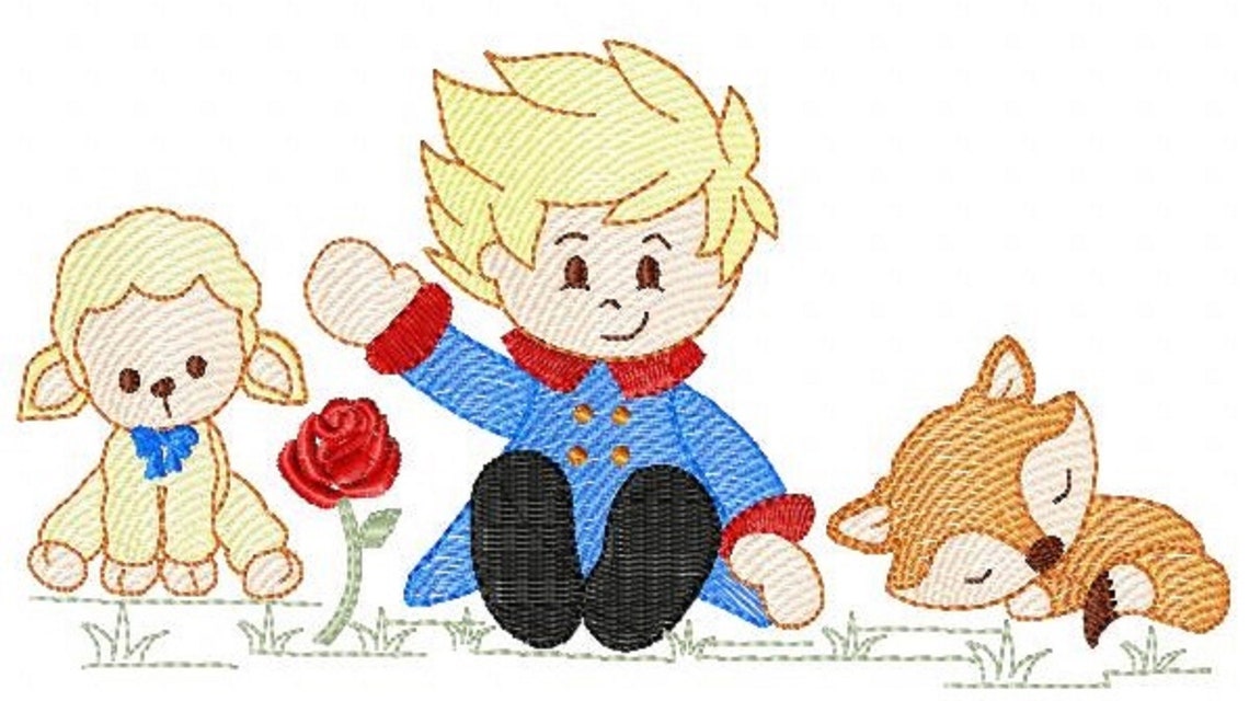 Little Prince Embroidery Designs Machine Embroidery Pattern - Etsy