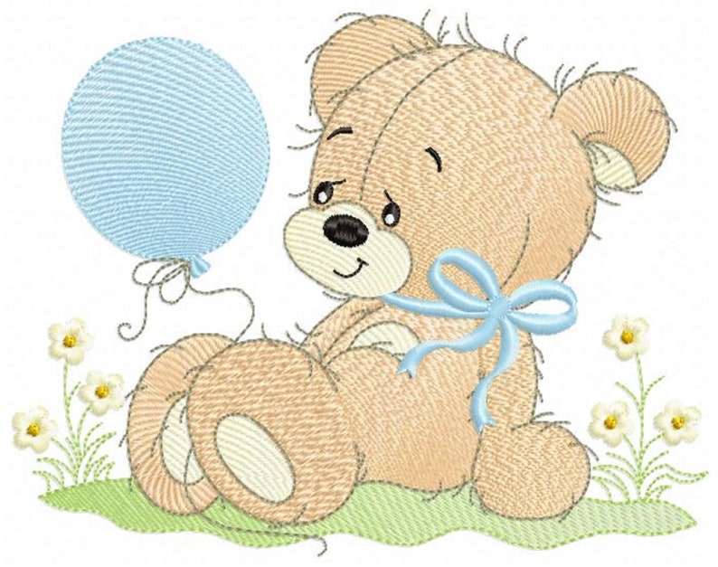 Bear Designs Machine Embroidery Pattern - Instant Download. - Etsy