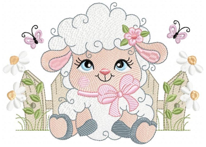Sheep Designs Machine Embroidery Pattern - Instant Download. - Etsy