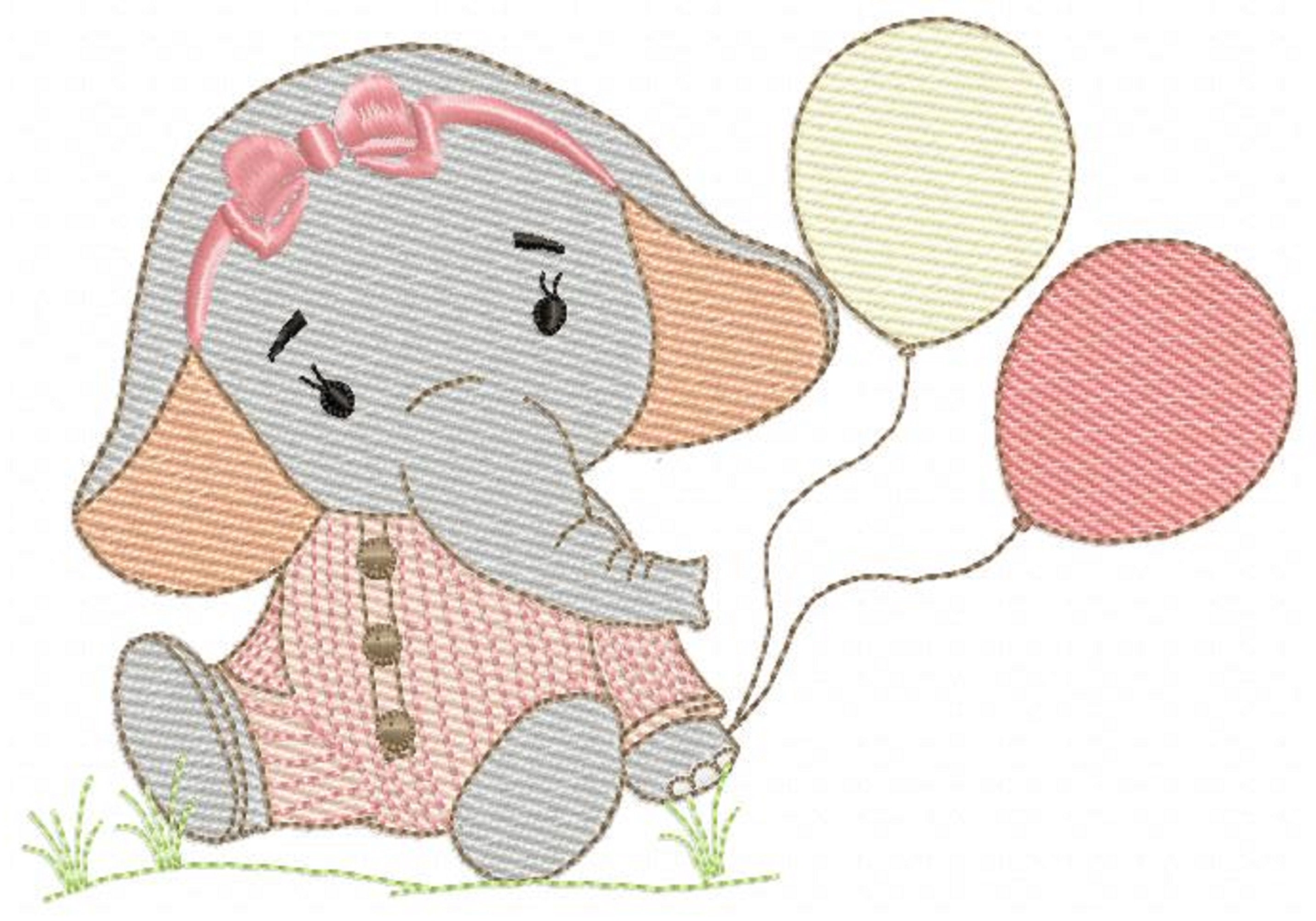 20 Files Elephants Embroidery Designs Machine Embroidery | Etsy