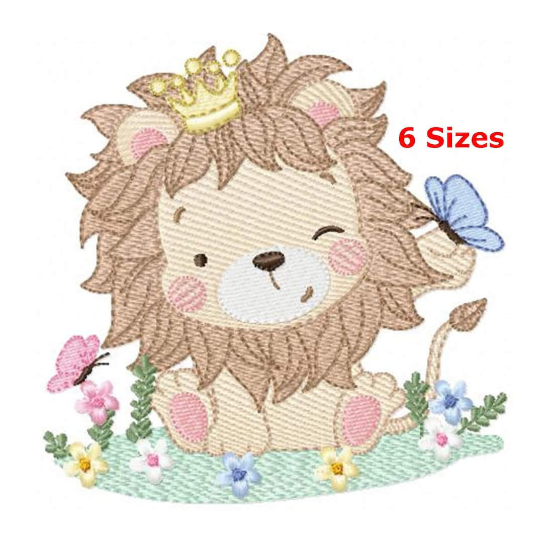Lion King Embroidery Designs Machine Embroidery Pattern - Instant ...