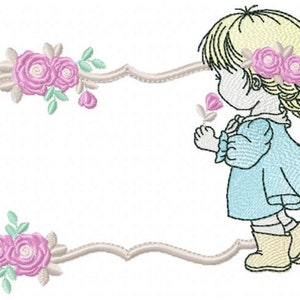 Girls Designs Machine Embroidery Pattern - Instant Download. - Etsy