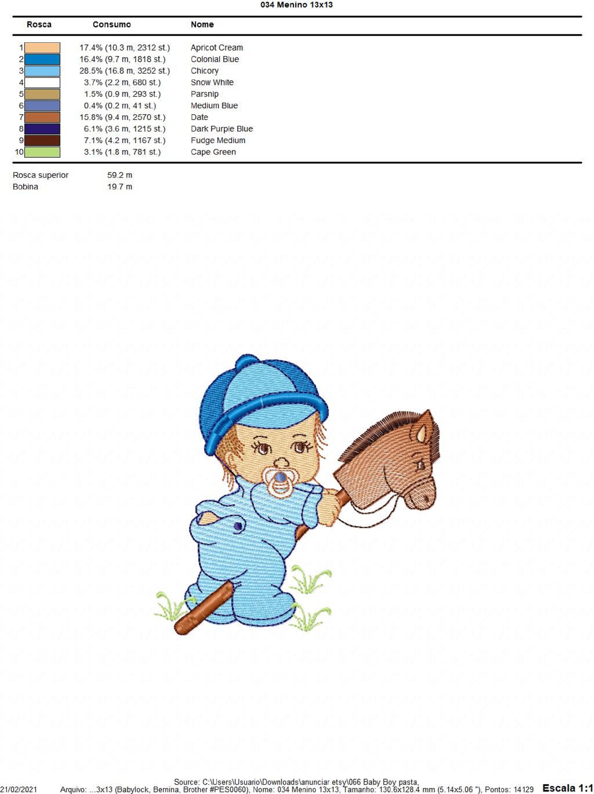 Baby Boy and Horse Embroidery Designs Machine Embroidery - Etsy