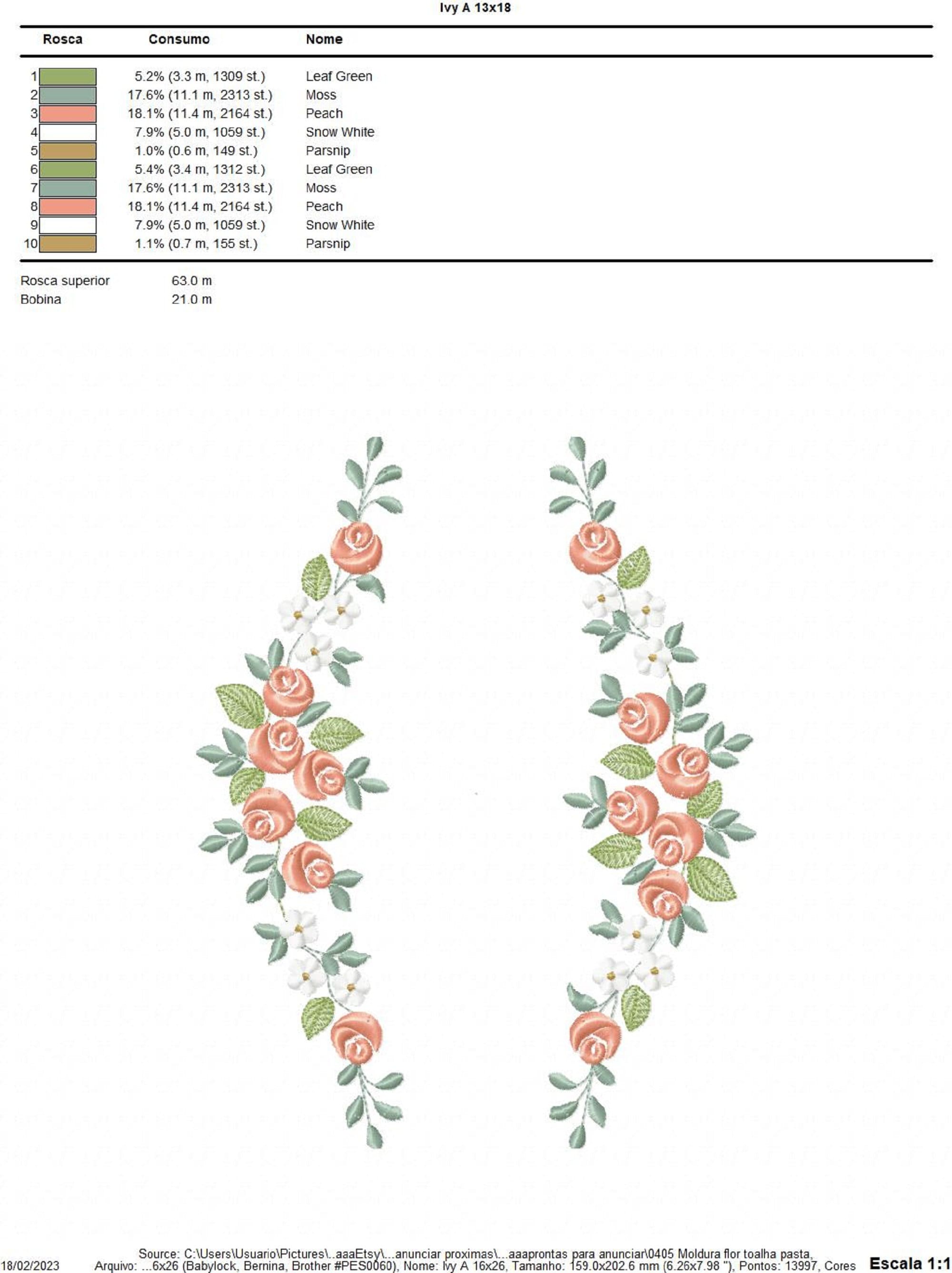 Frame Embroidery Designs Machine Embroidery Pattern Instant Download ...