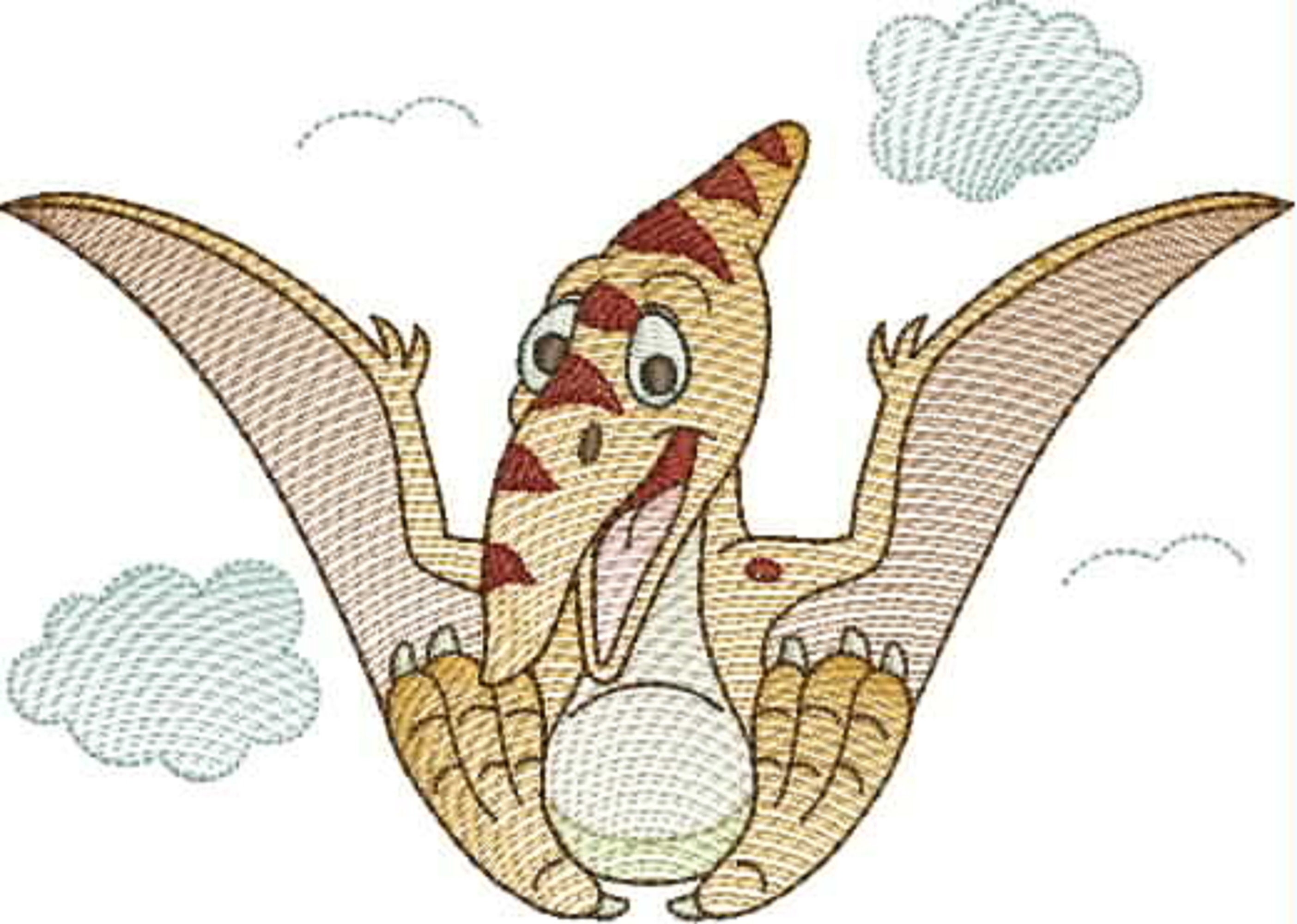 10 Files Dinosaurs Animals Embroidery Designs Machine | Etsy