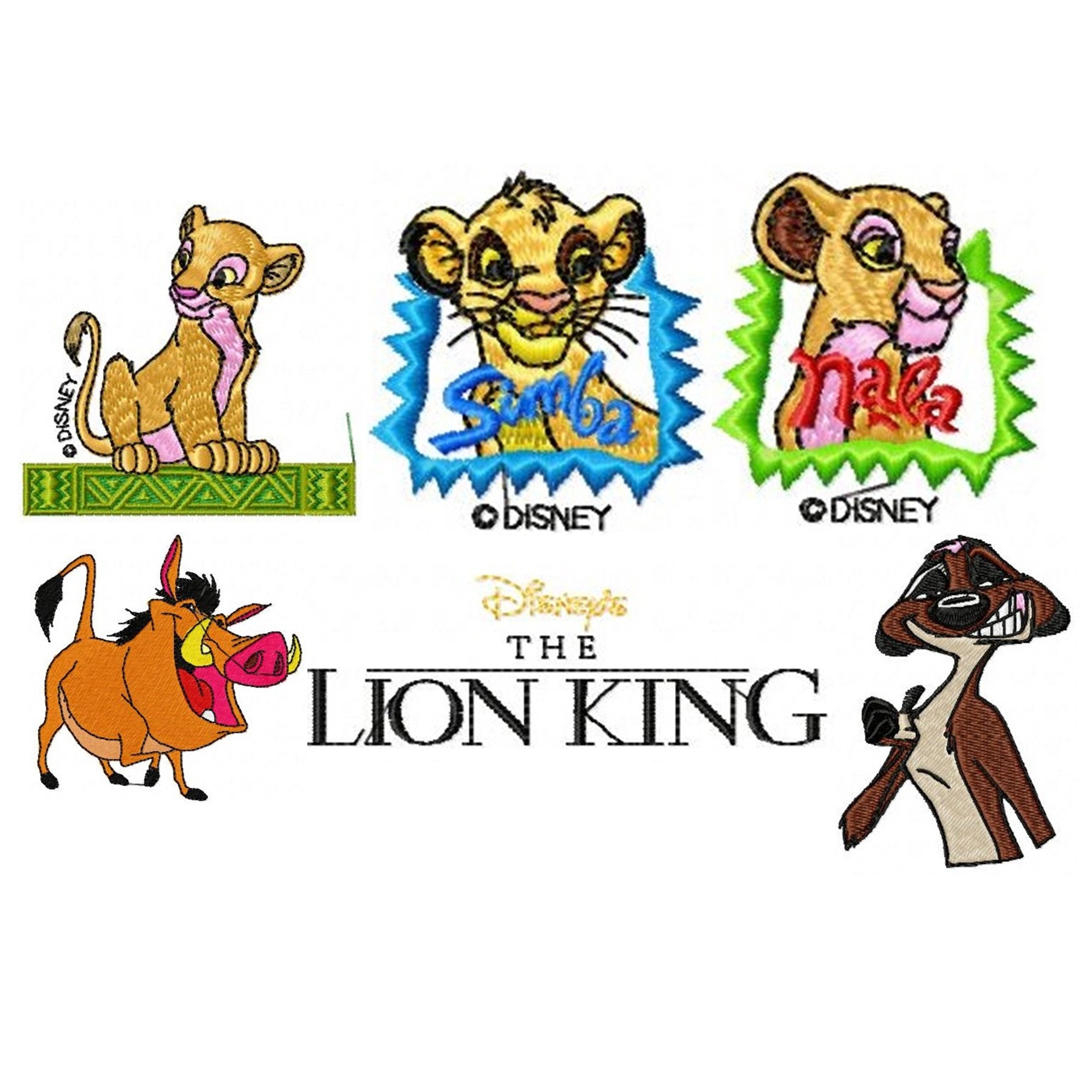 The Lion King embroidery designs machine embroidery pattern | Etsy