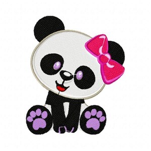Pandas Designs Machine Embroidery Pattern - Instant Download. - Etsy