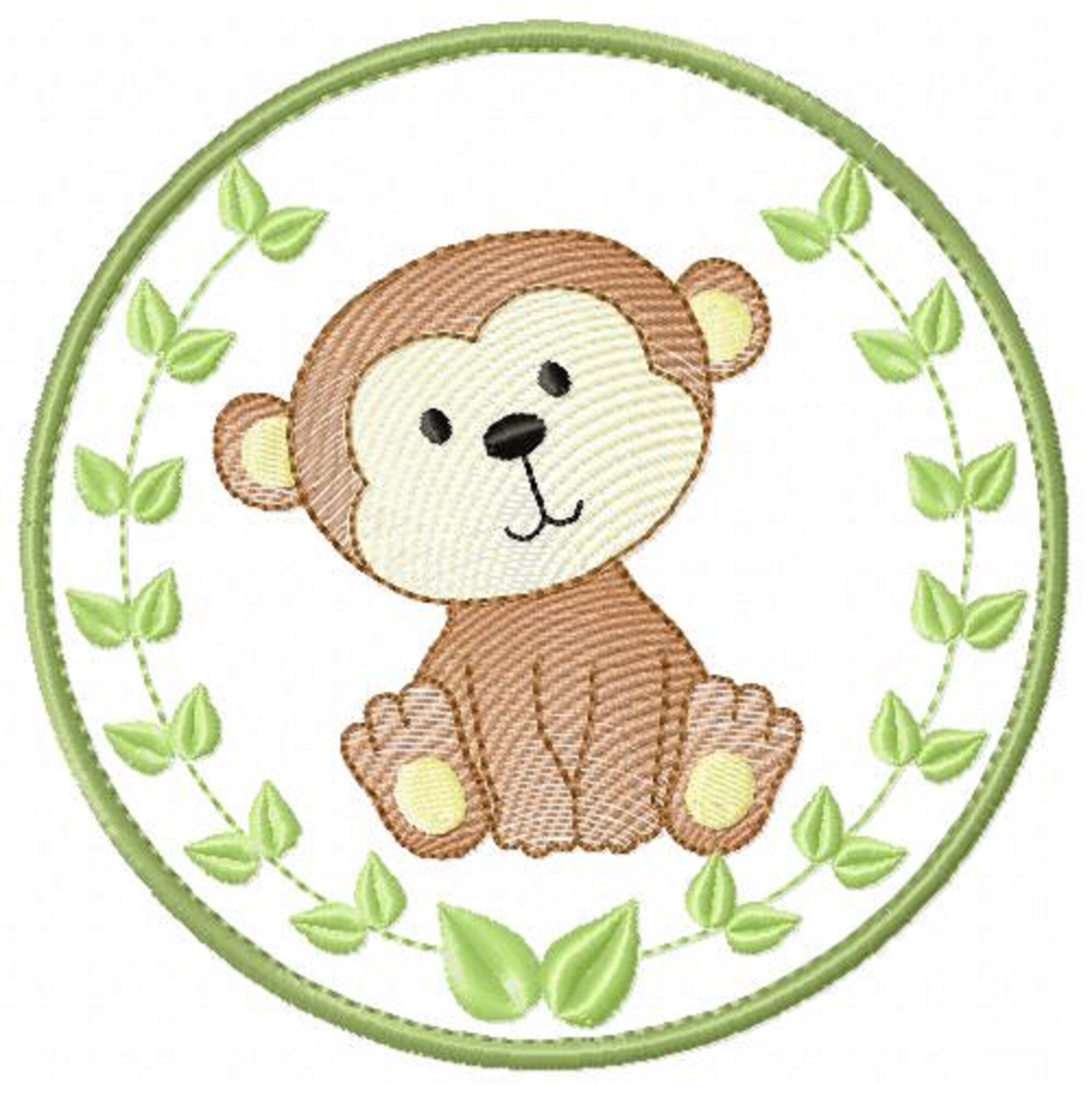 Safari Animals Embroidery Pack 6 Designs Machine Embroidery | Etsy