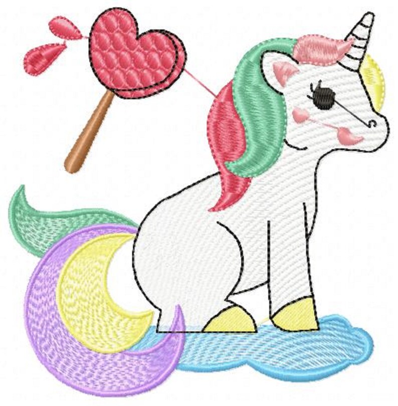 Unicorn Embroidery Designs Machine Embroidery Pattern - Instant ...