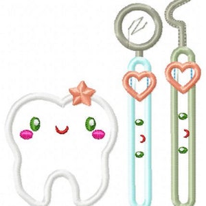 Teeth Embroidery Designs Machine Embroidery Pattern - Instant Download ...