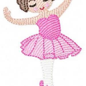 Ballerina Ballet Dancer Embroidery Designs Machine Embroidery Pattern ...