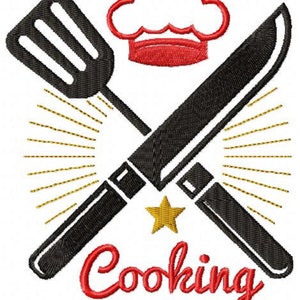 8 Files Chef Days of the Week Embroidery Designs Machine Embroidery ...