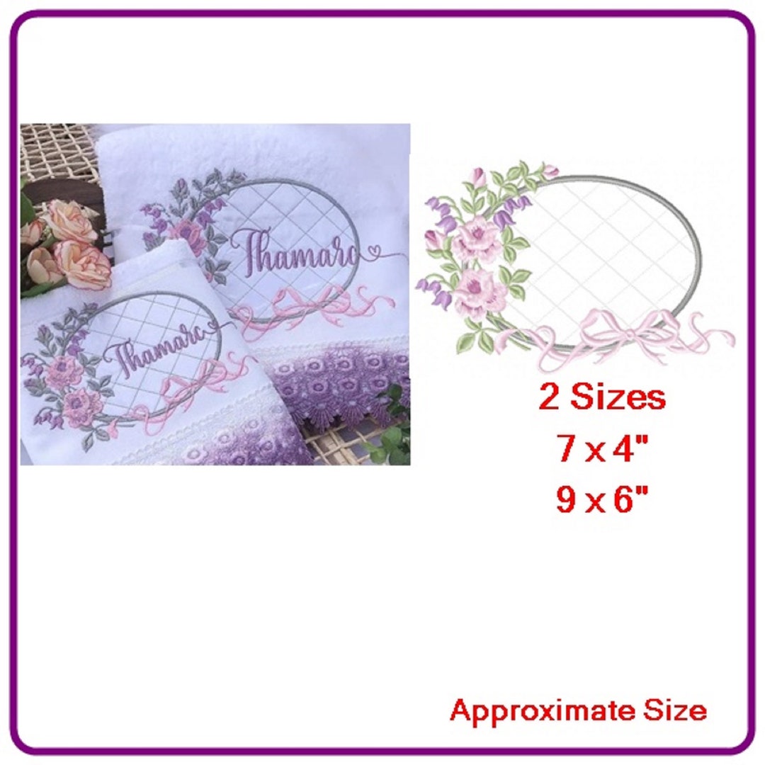 Frame Embroidery Designs Machine Embroidery Pattern - Instant Download ...