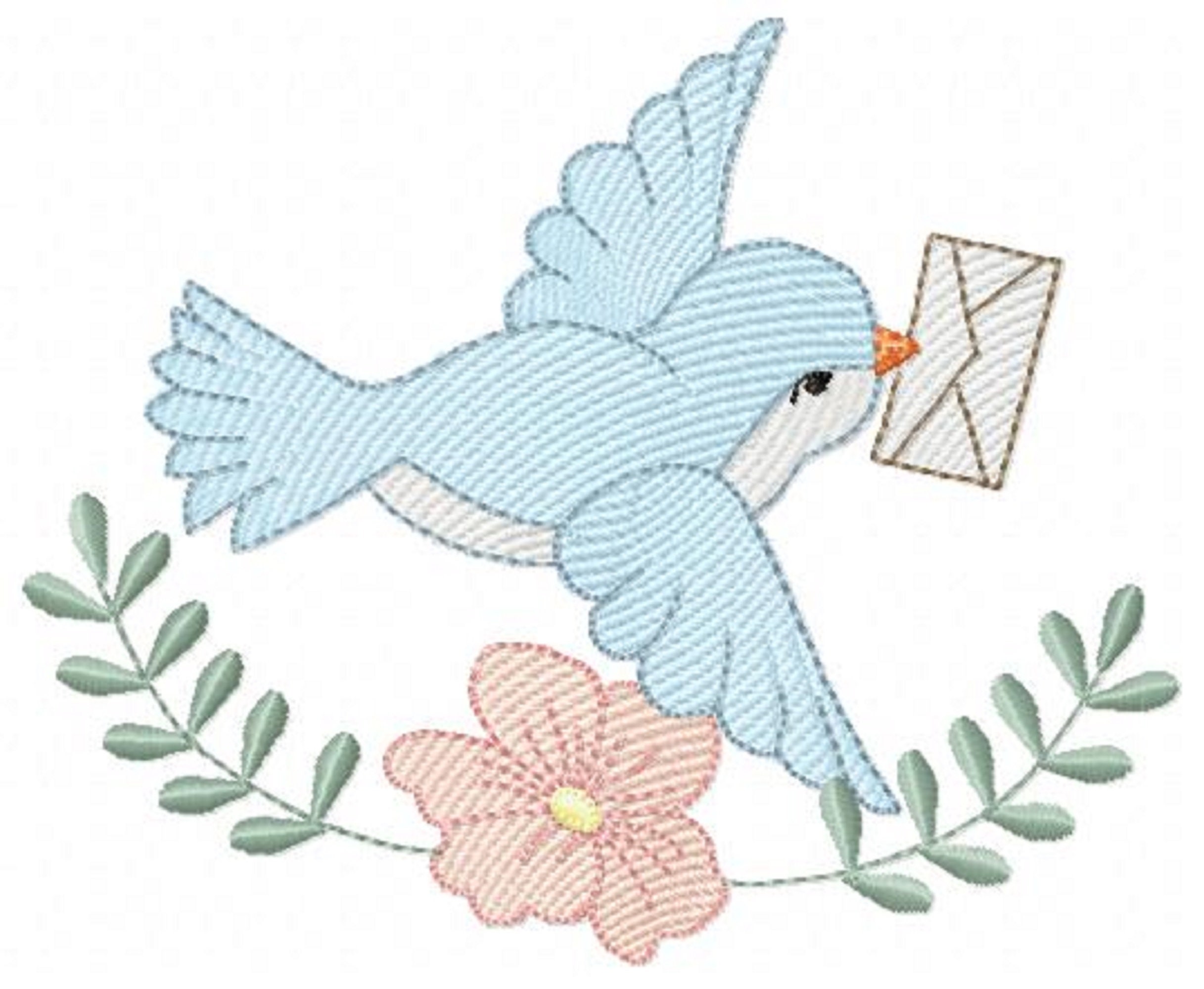 Bird Animals Embroidery Designs Machine Embroidery Pattern - Instant ...