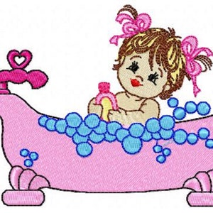 Bath Time Embroidery Designs Machine Embroidery Pattern - Instant ...