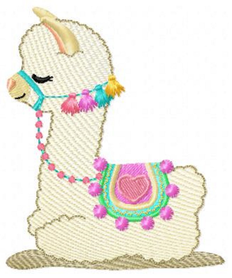 Llama Designs Machine Embroidery Pattern - Instant Download. - Etsy