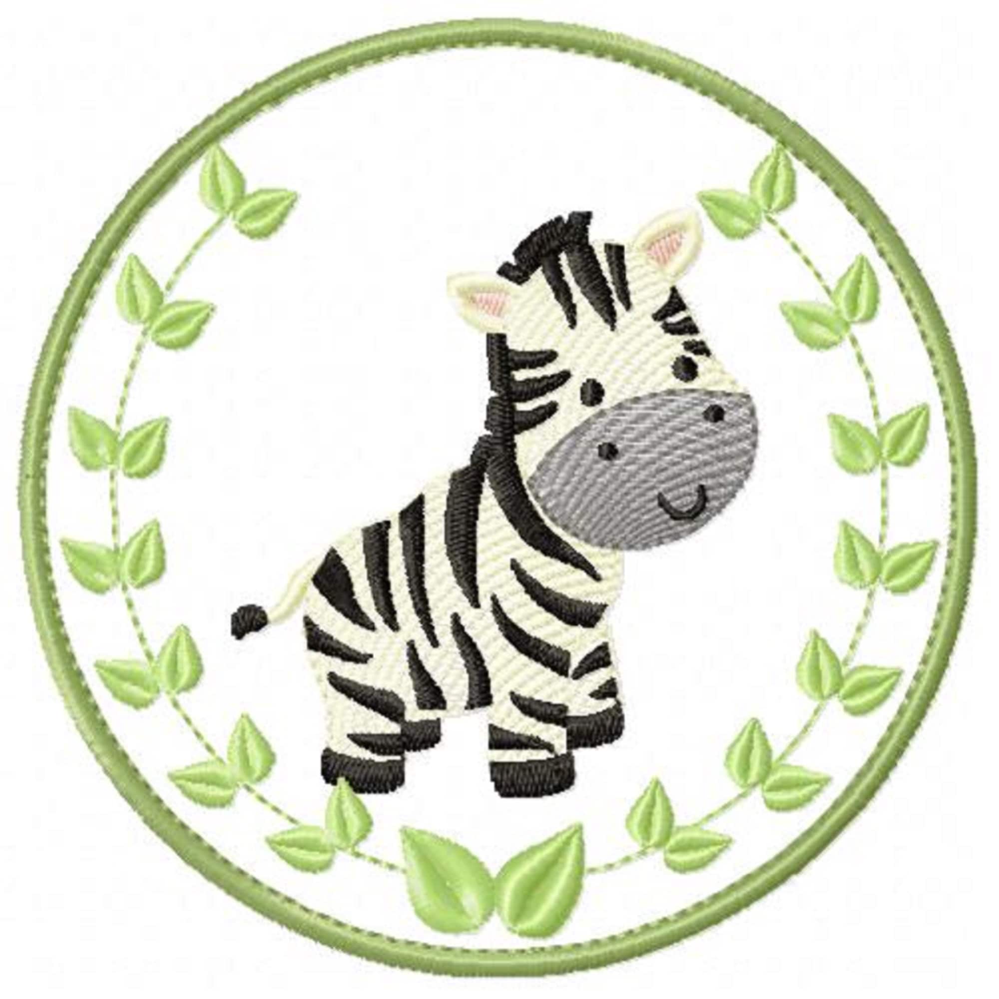 Safari Animals Embroidery Pack 6 Designs Machine Embroidery - Etsy