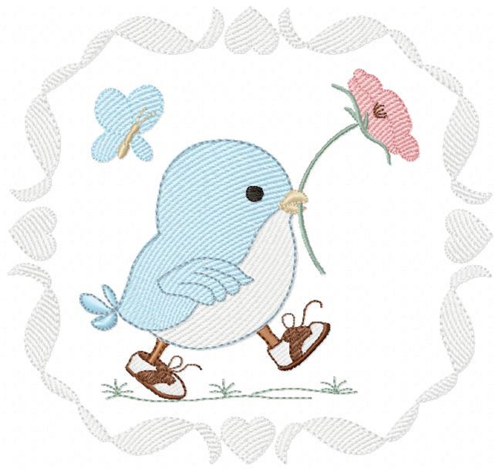 Bird Animals Embroidery Designs Machine Embroidery Pattern - Instant ...